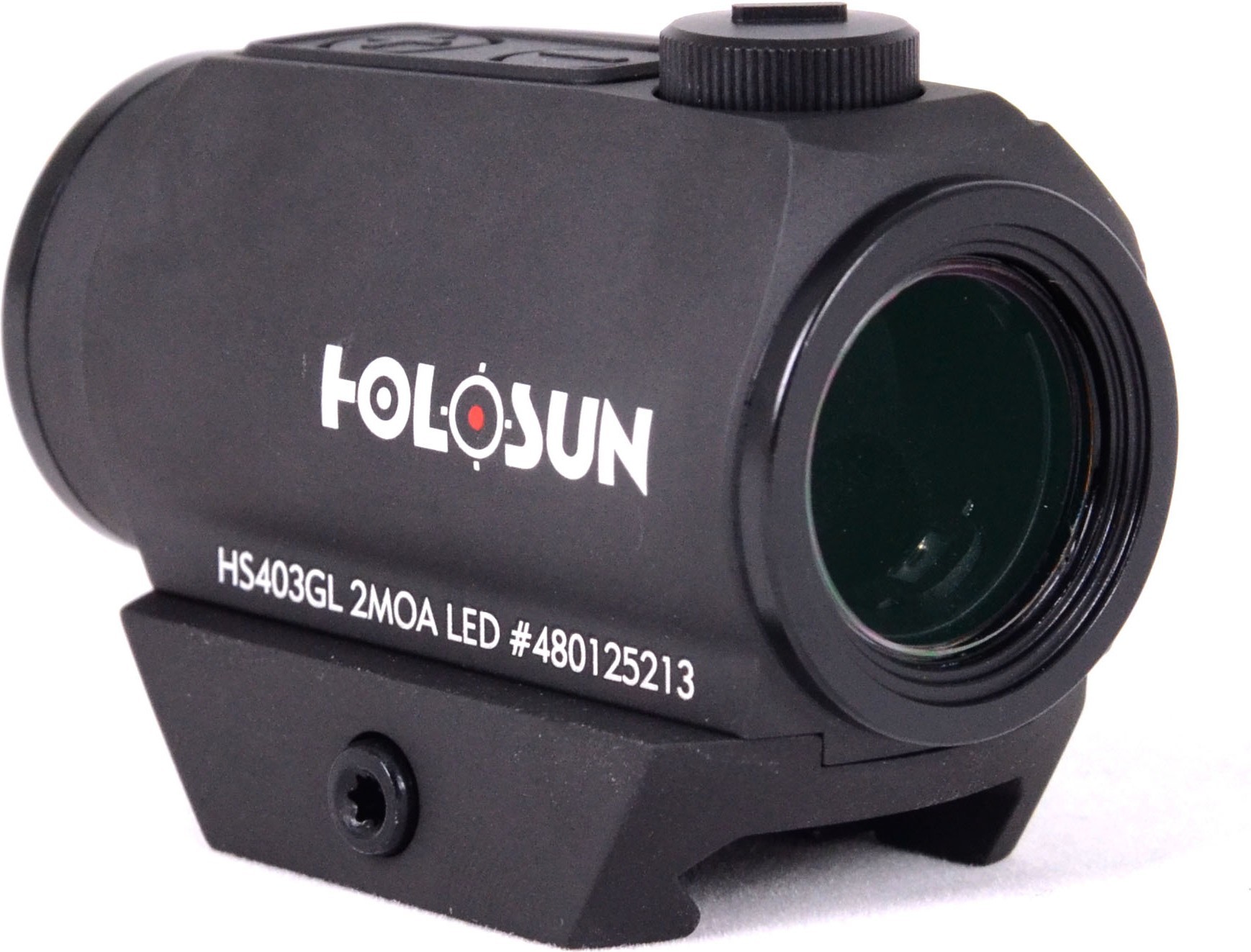 Обзор HOLOSUN HS403GL. Ударопрочный коллиматор с боковым батарейным отсеком