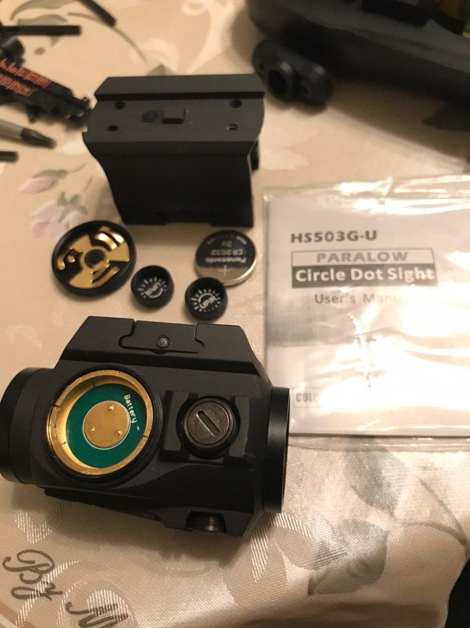 Обзор HOLOSUN HS503GU. Компактный коллиматорный прицел с прочным корпусом