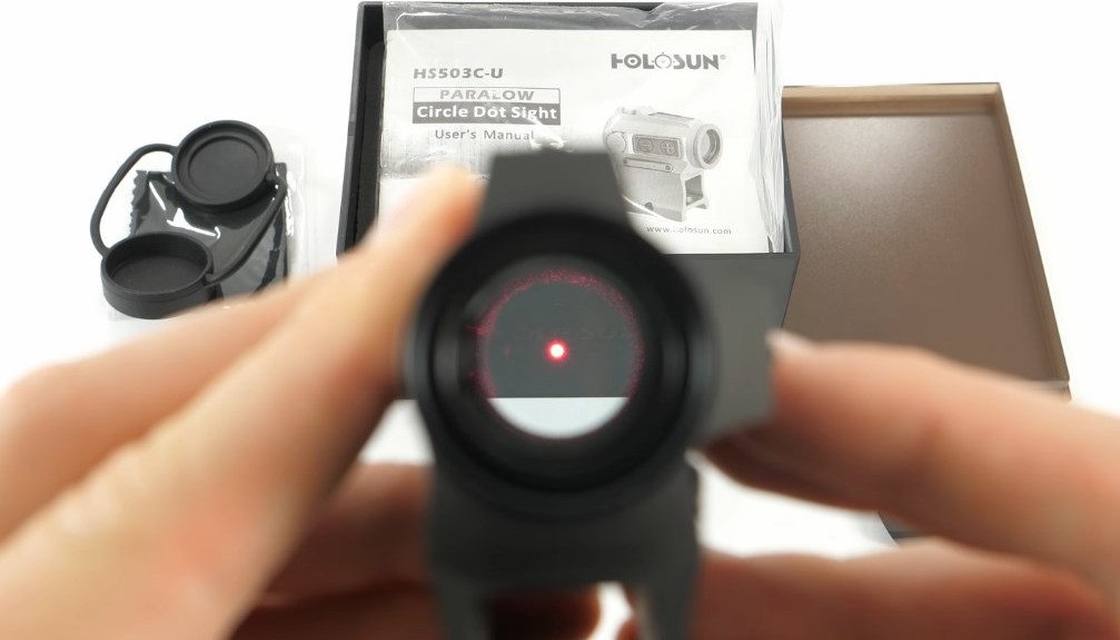 Обзор HOLOSUN HS503CU. Коллиматорный прицел с питанием от солнечной батареи и 12 режимами подсветки